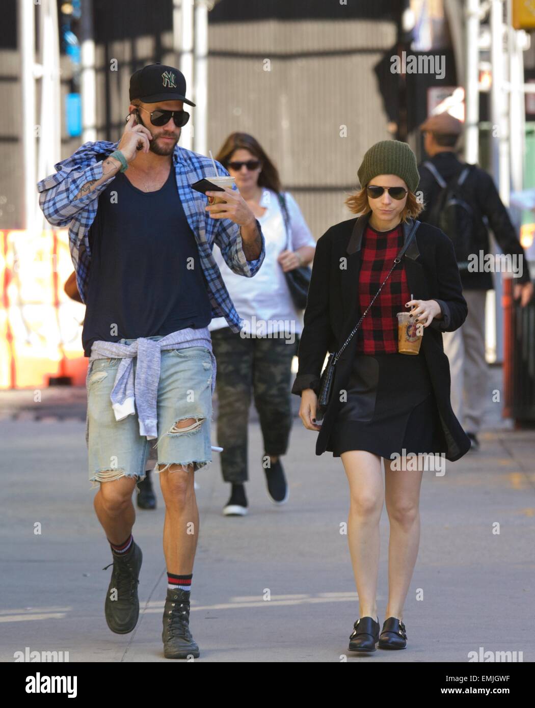Kate Mara spotted out in the East Village with stylist Johnny Wujek and ...
