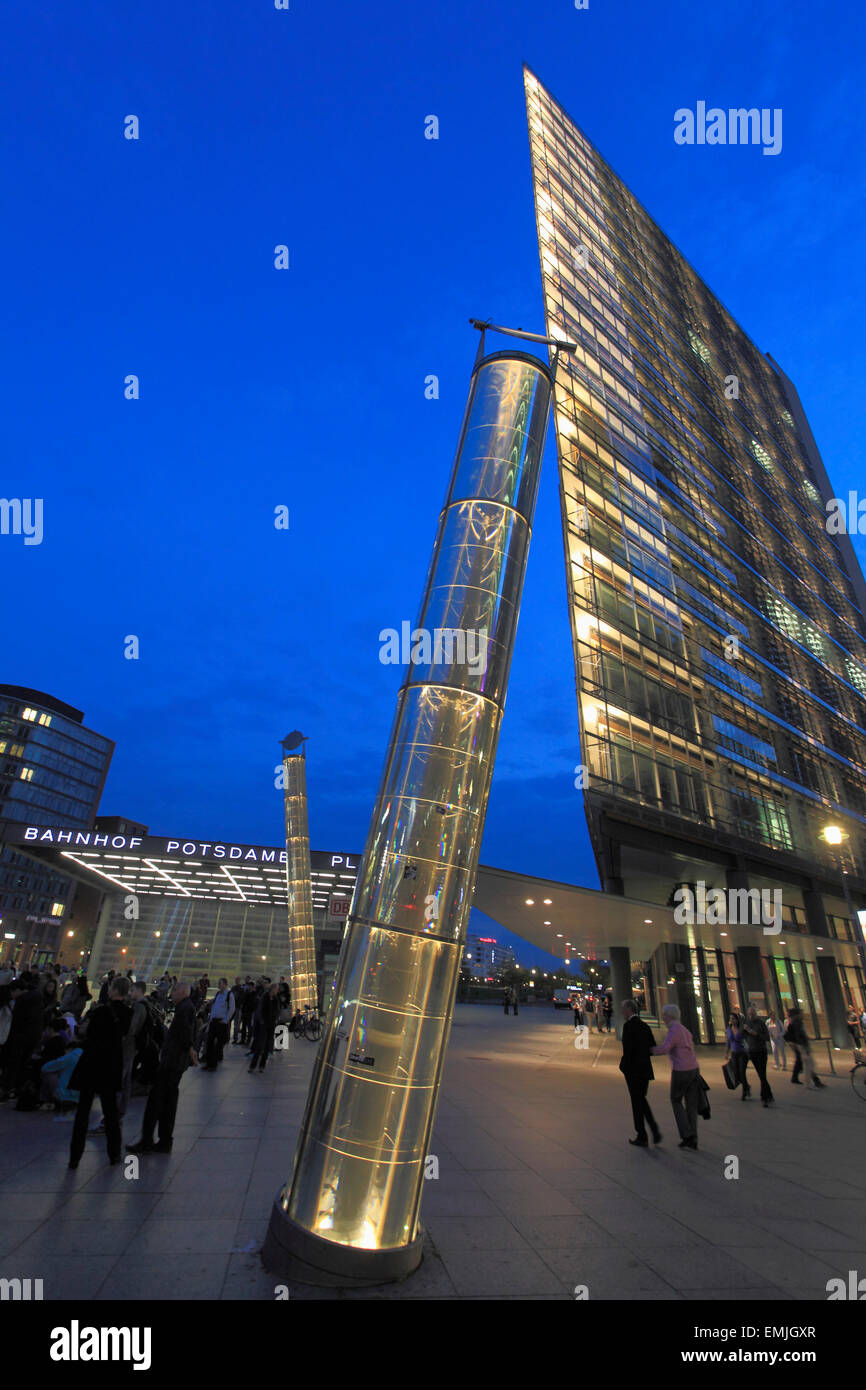 Germany, Berlin, Potsdamer Platz, skyscrapers, modern architecture ...