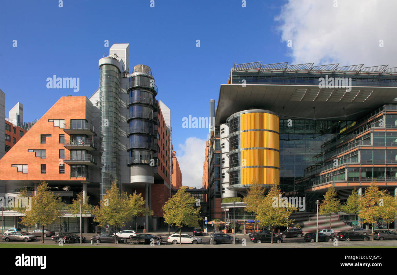 Germany, Berlin, Potsdamer Platz, skyline, modern architecture ...