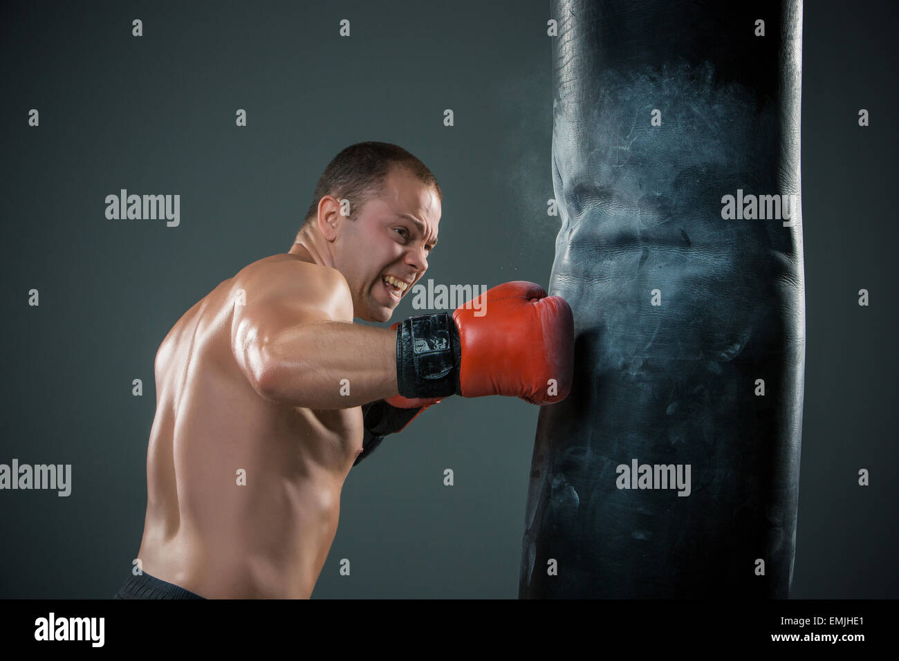 Young Boxer fighter Stock Photo - Alamy