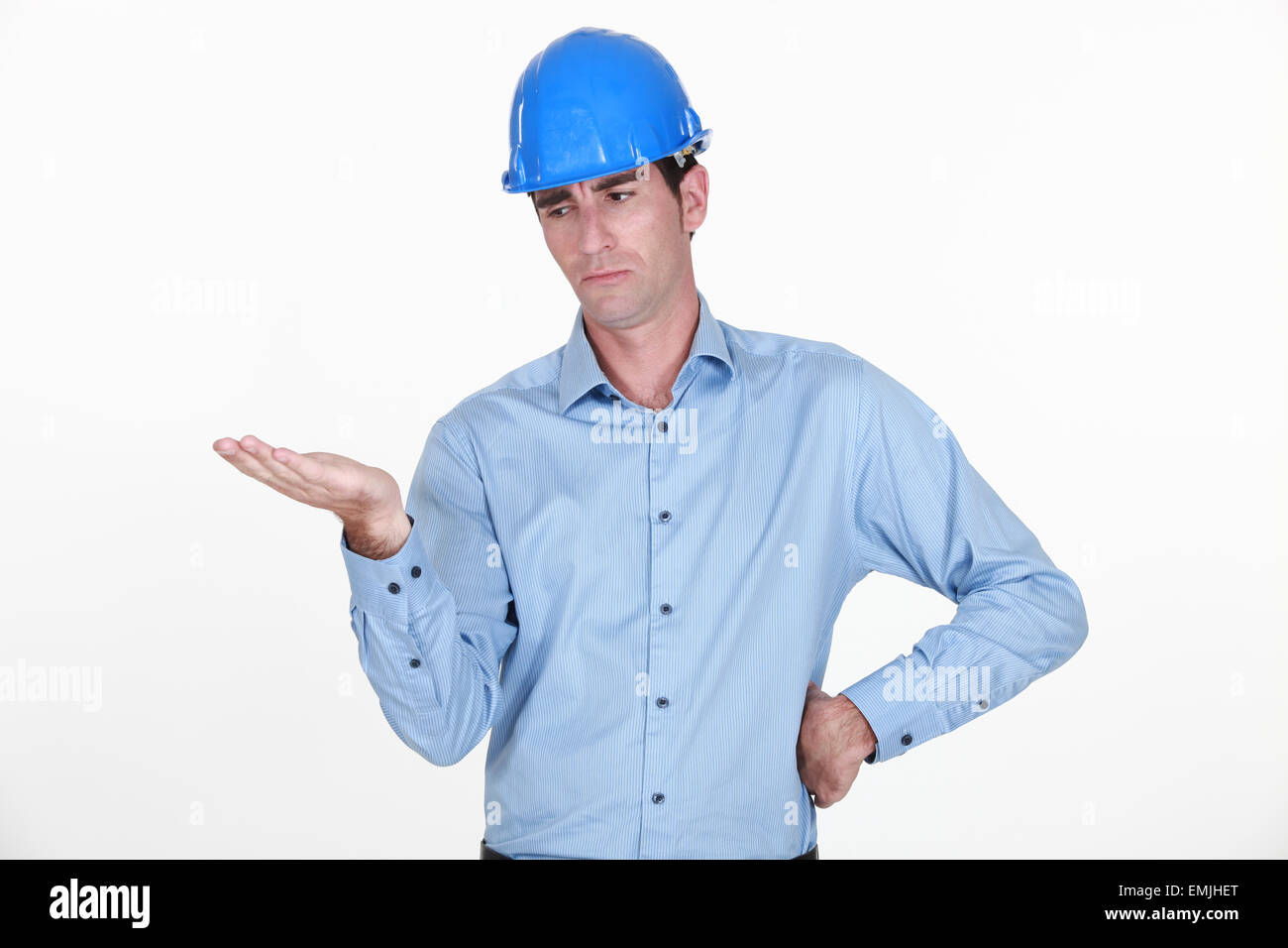 Skeptic businessman hi-res stock photography and images - Alamy