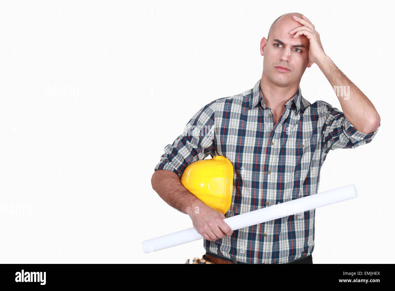 Angry tradesman hi-res stock photography and images - Alamy