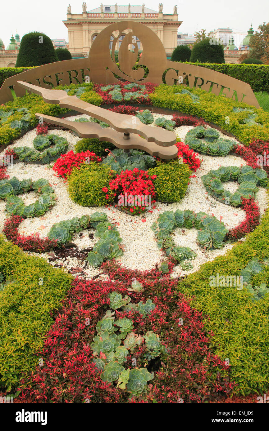Floral clock europe hi-res stock photography and images - Alamy