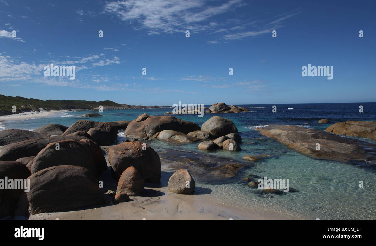 William Bay National Park beach and coastline Western Australia Stock ...