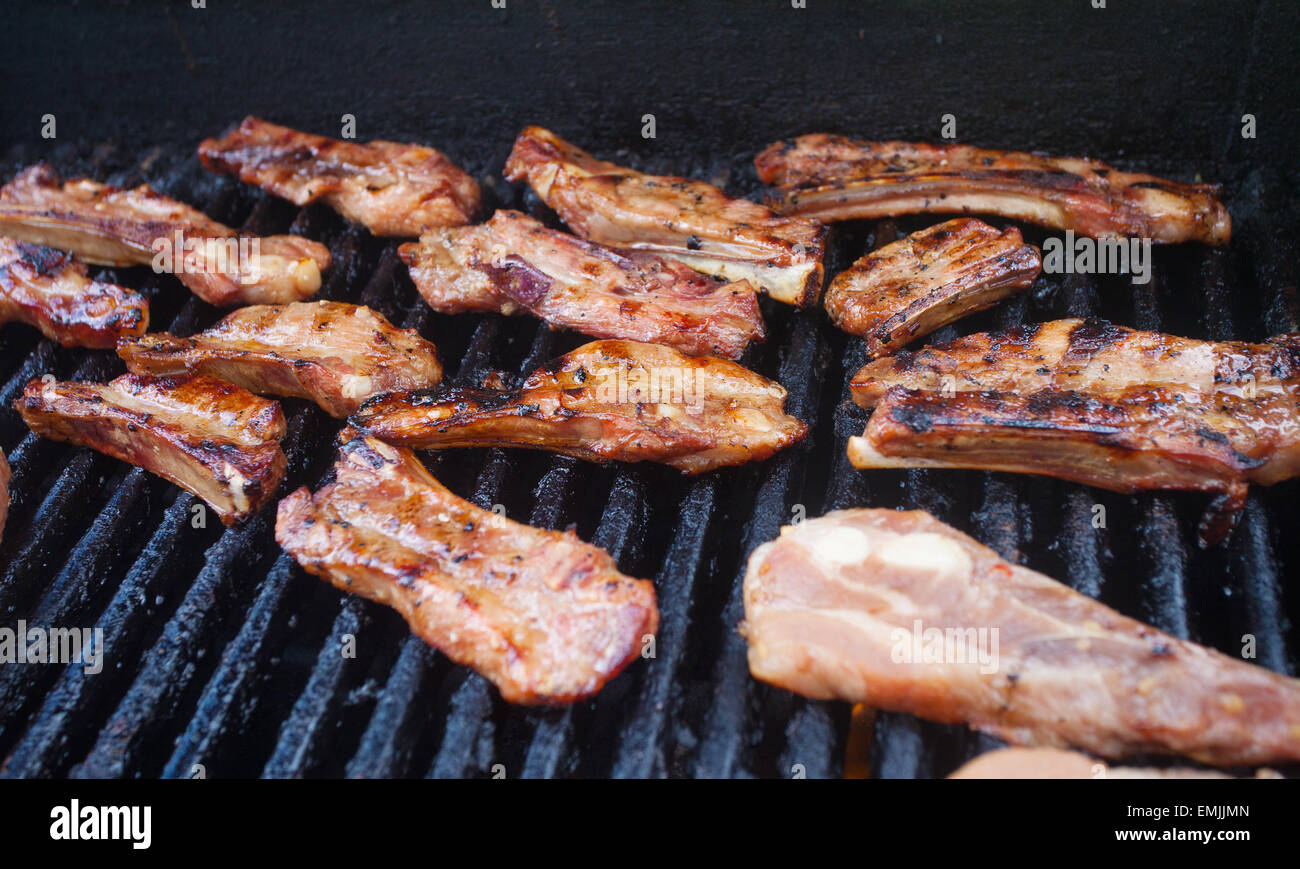 Grill pork rib hi-res stock photography and images - Alamy