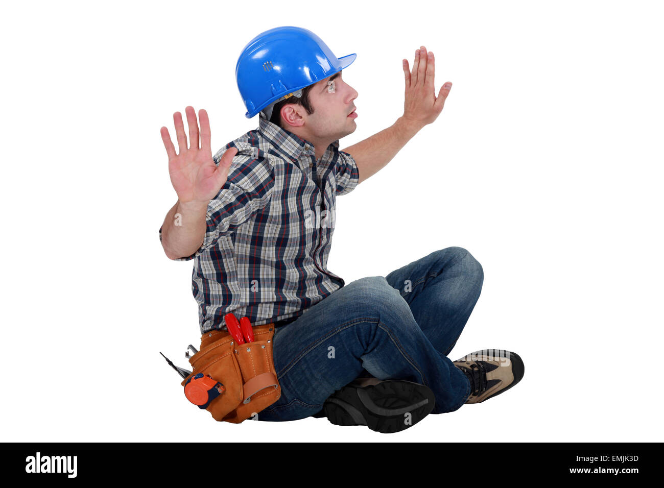 Trapped construction worker hi-res stock photography and images - Alamy