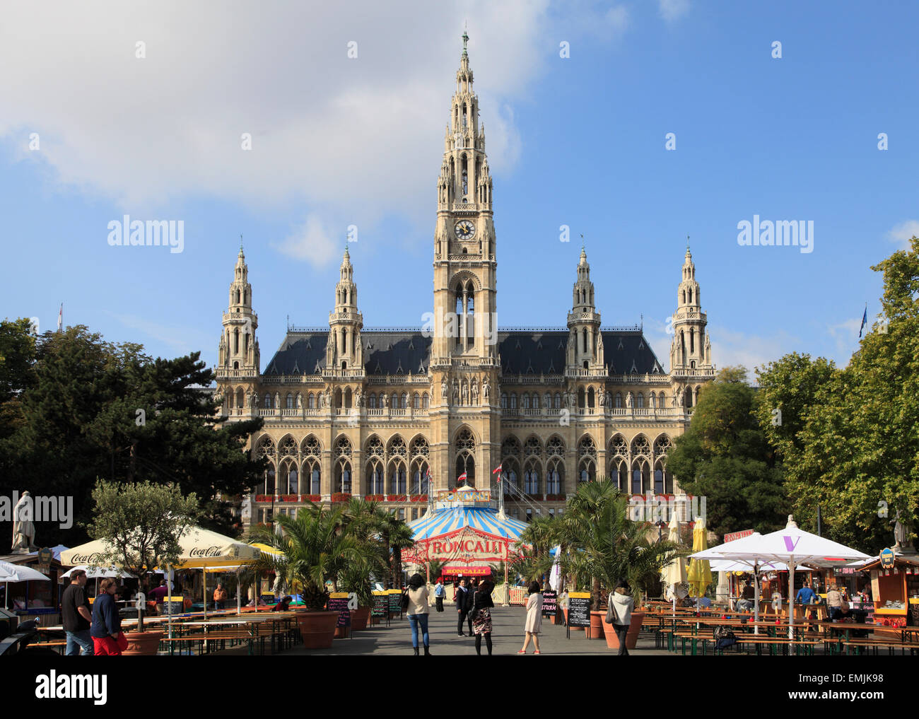 Austria, Vienna, Neues Rathaus, New City Hall Stock Photo - Alamy