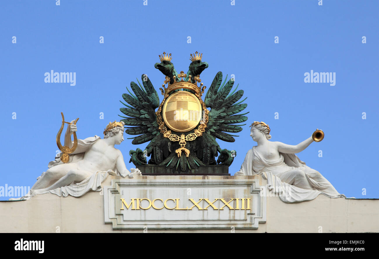 Austria, Vienna, Hofburg, Josefsplatz, architecture detail Stock Photo ...