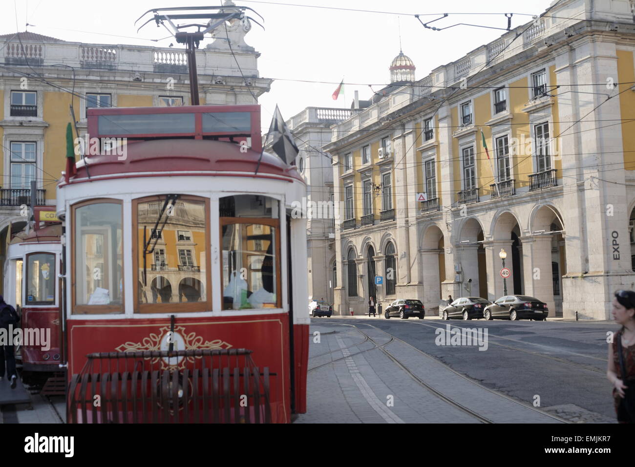 Tram, Lisbon, Portugal Stock Photo - Alamy