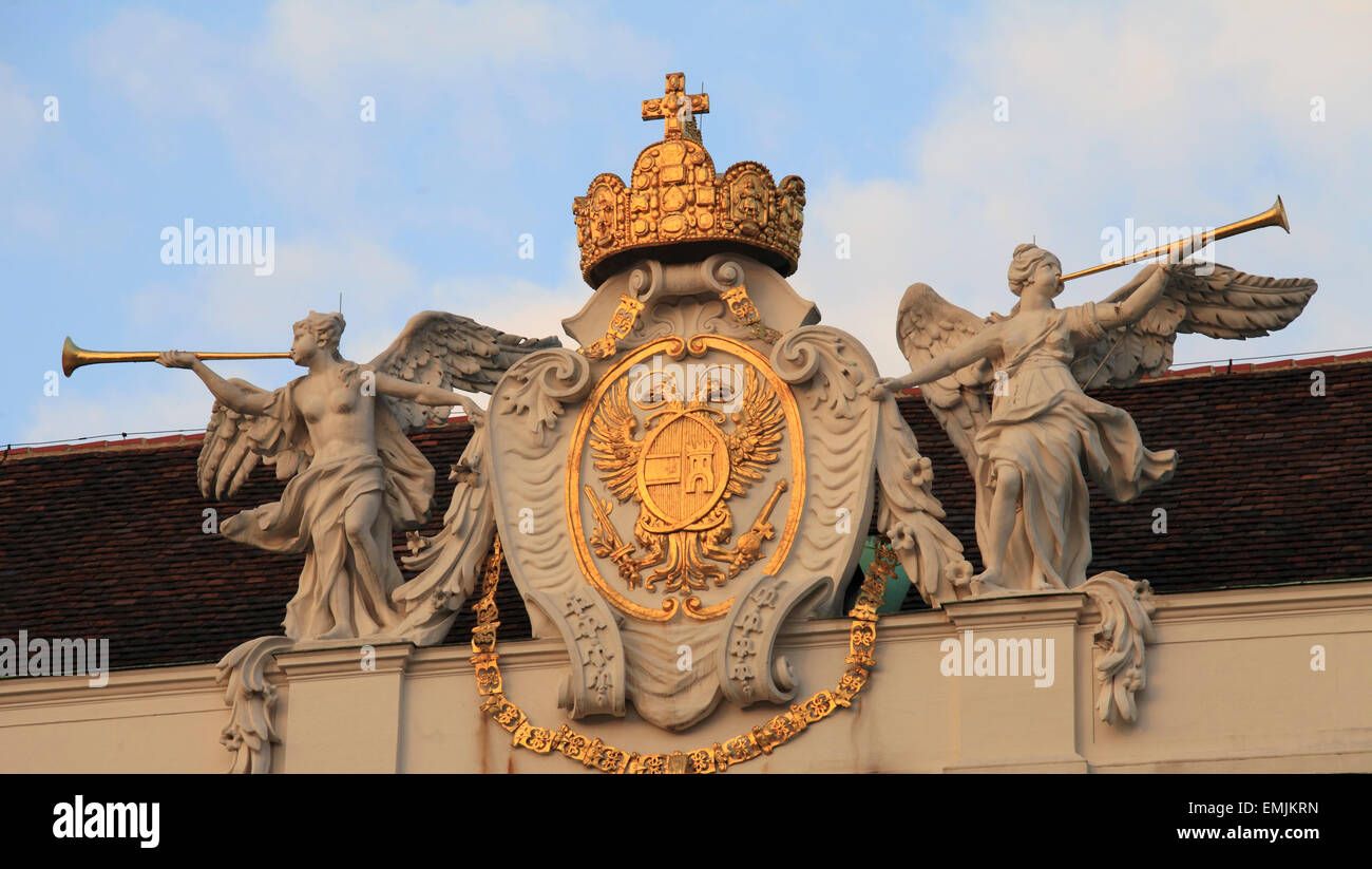 Austria, Vienna, Hofburg, Palace, coat of arms Stock Photo - Alamy Austria, Vienna, Hofburg, Palace, coat of arms Stock Photo - Alamy