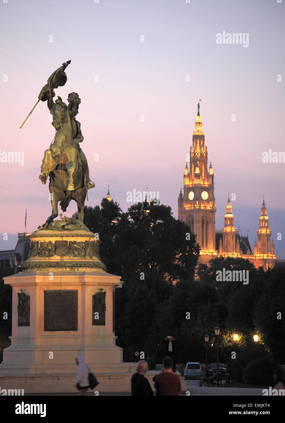 Archduke charles monument hi-res stock photography and images - Alamy