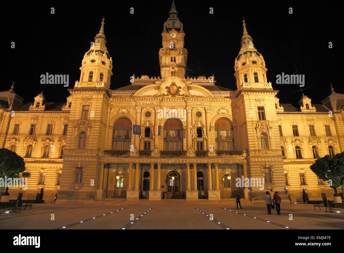 Hungary Győr City Hall Stock Photo - Alamy