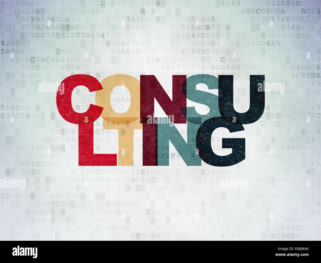 Business concept: Consulting on Digital Paper background Stock Photo ...