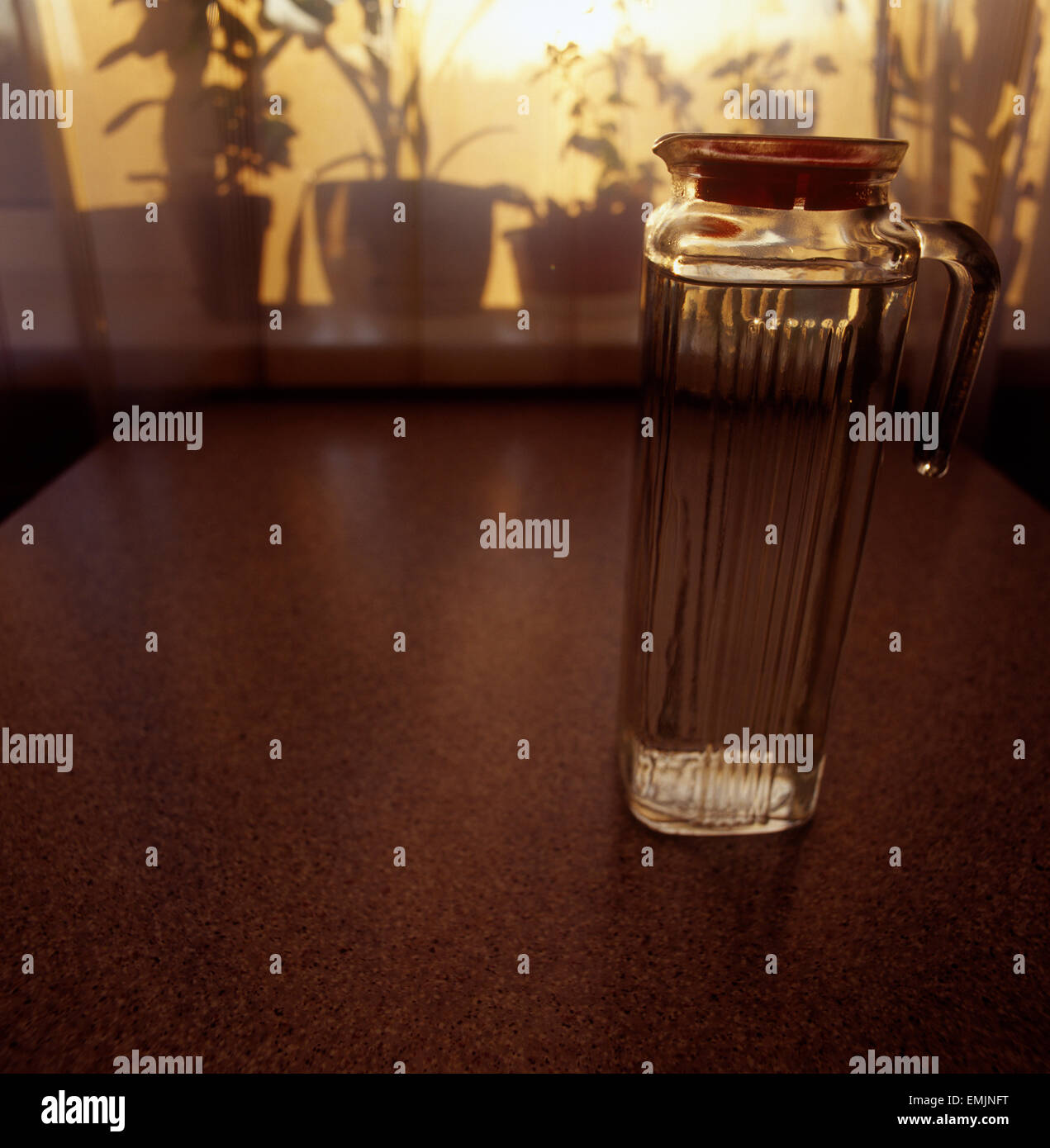 Water pitcher table hi-res stock photography and images - Alamy