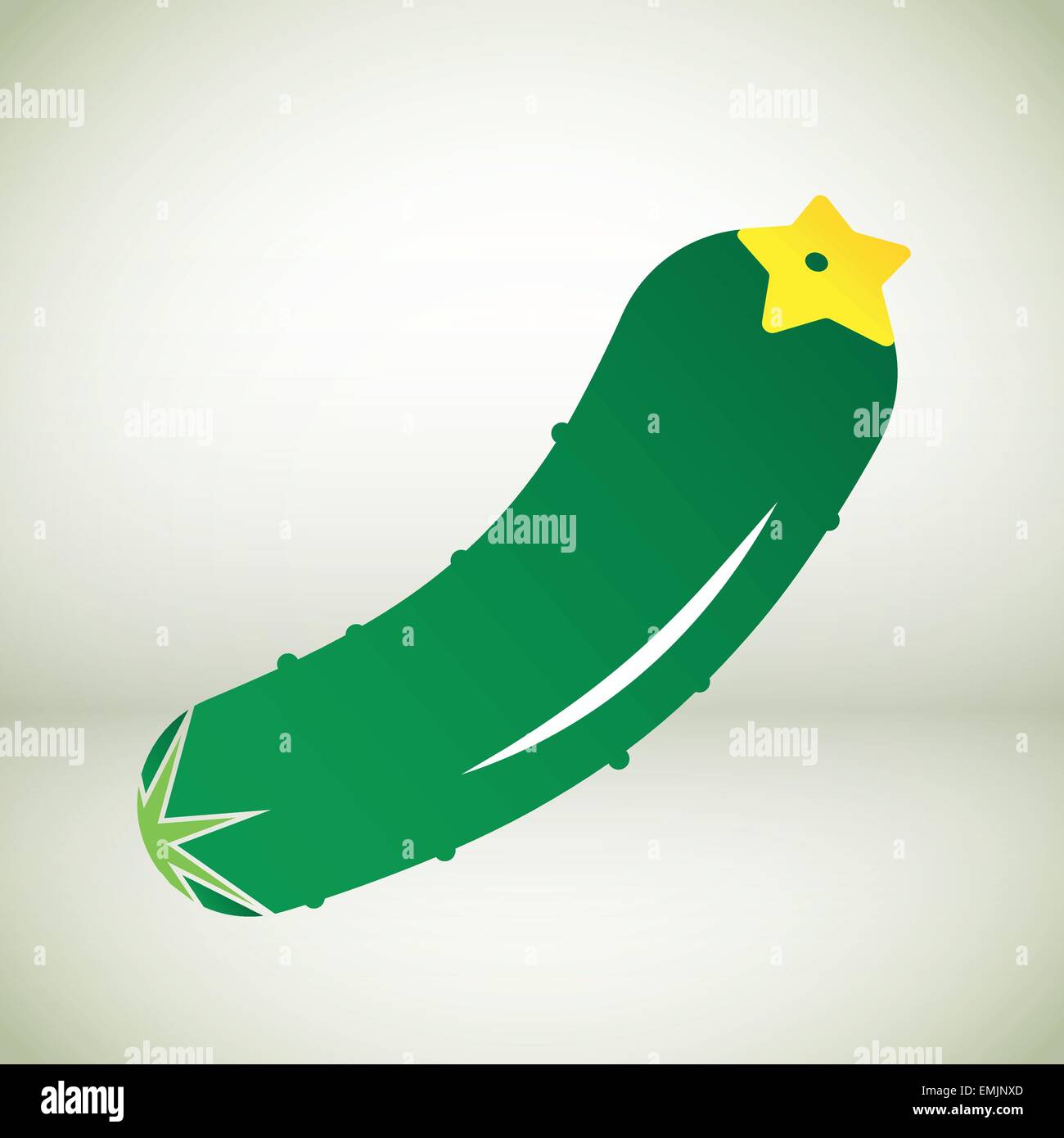 Simple Cucumber vector symbol icon usefull for logo Stock Vector Image ...