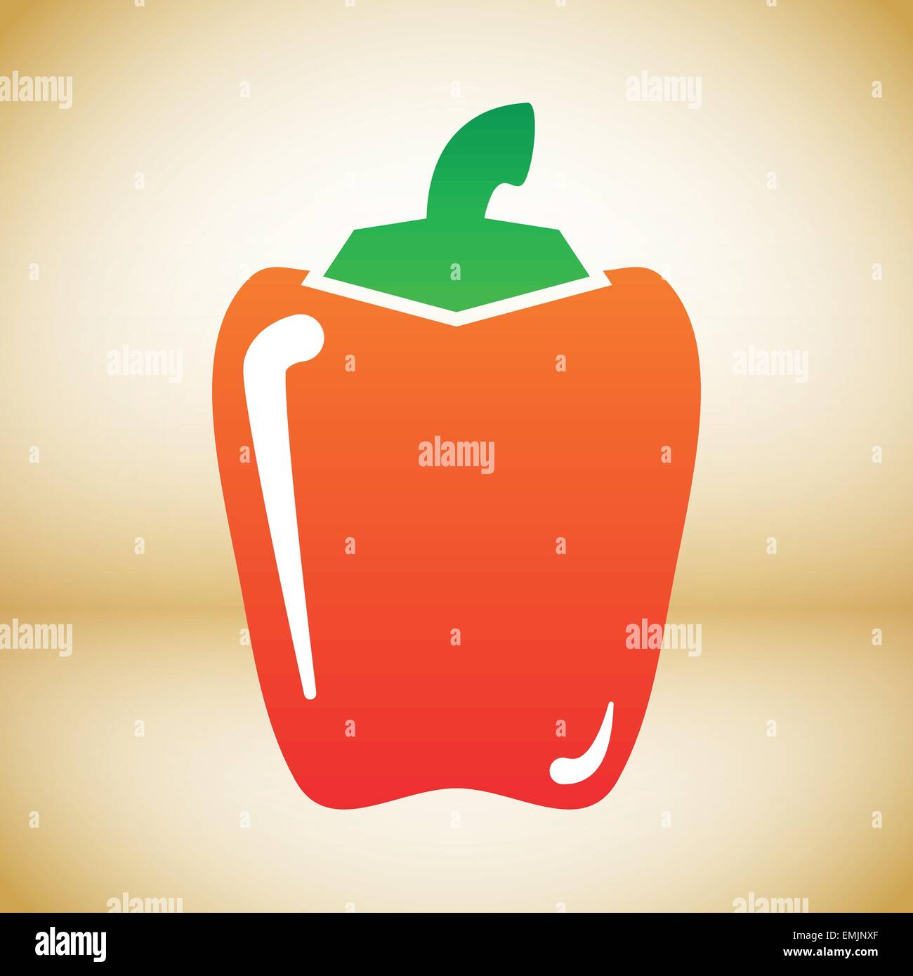 Simple Pepper vector symbol icon usefull for logo Stock Vector Image ...