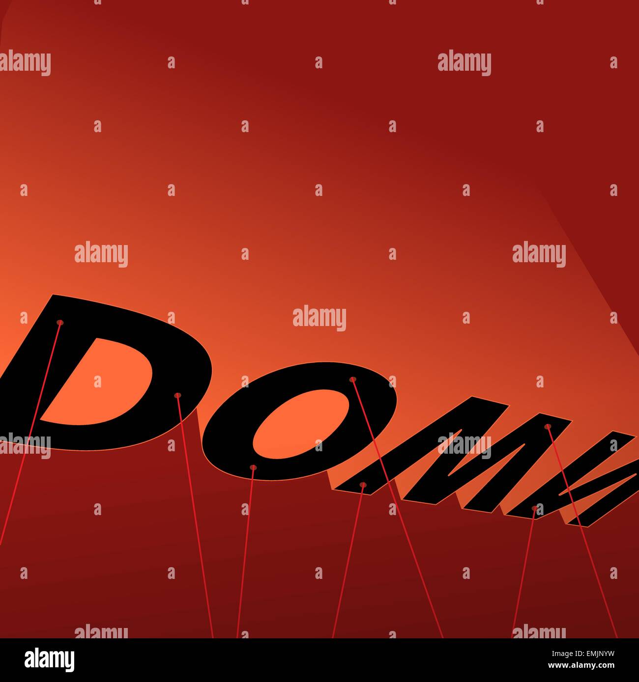 Project poster depression Stock Vector Images - Alamy