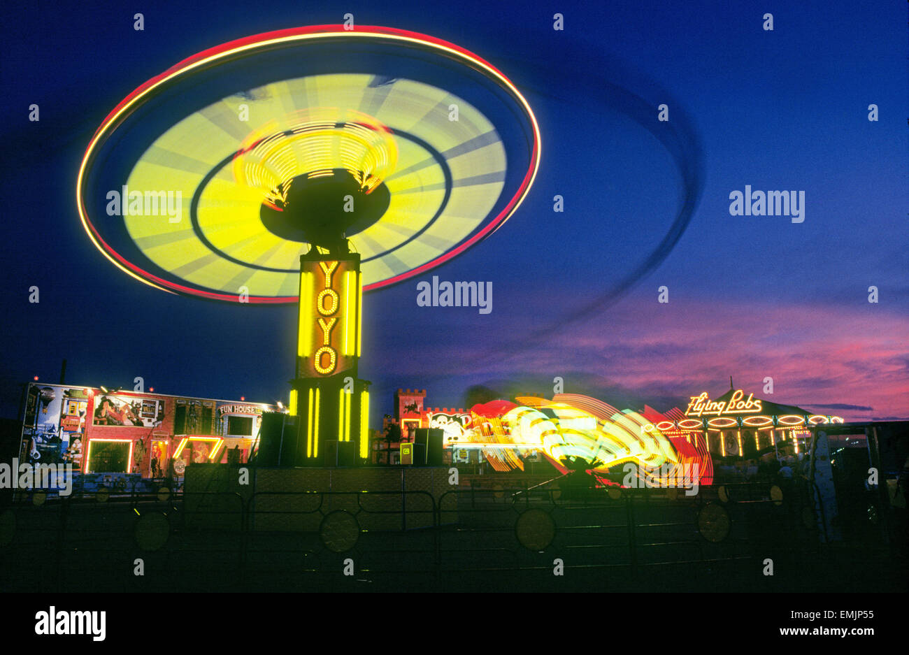"The YoYo, a ride at the New Mexico State Fair held each September in ...