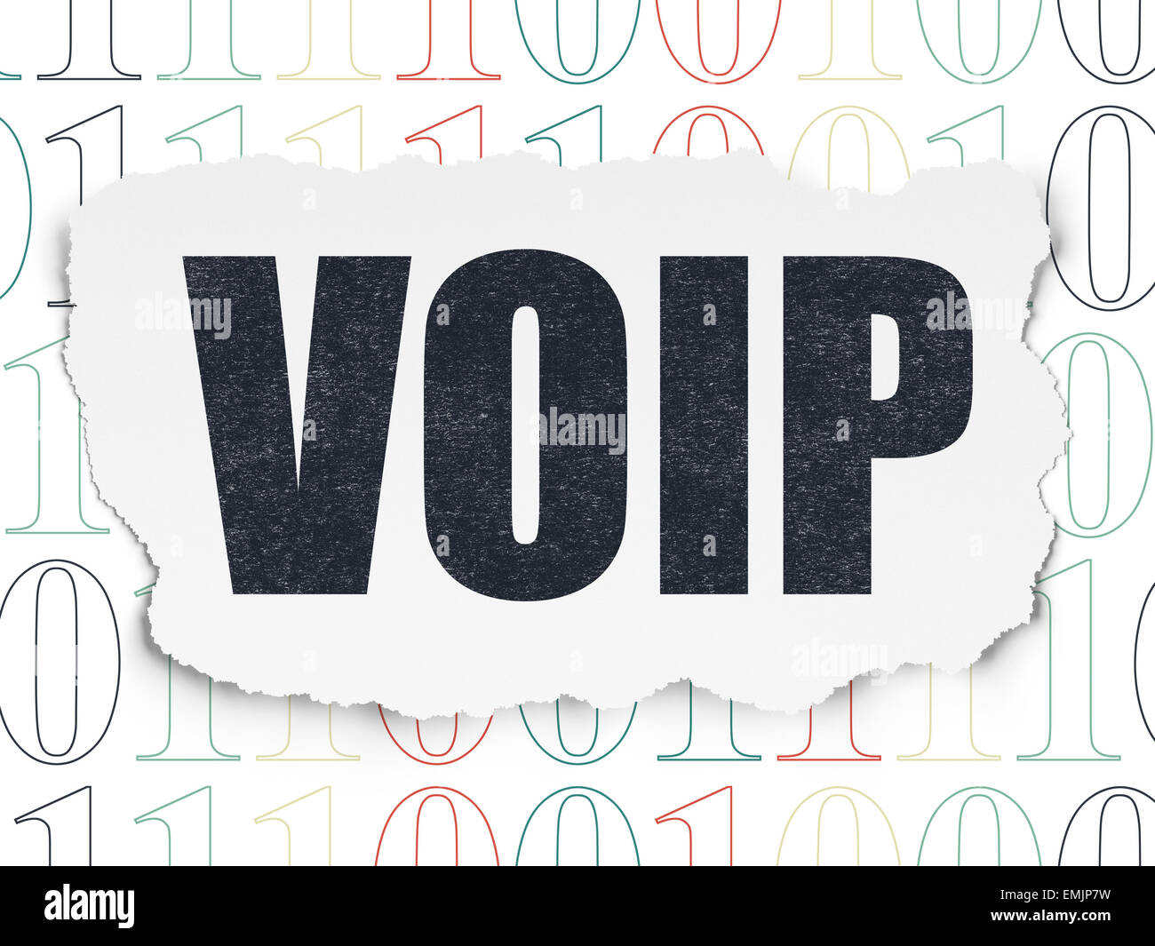 Web development concept: VOIP on Torn Paper background Stock Photo - Alamy