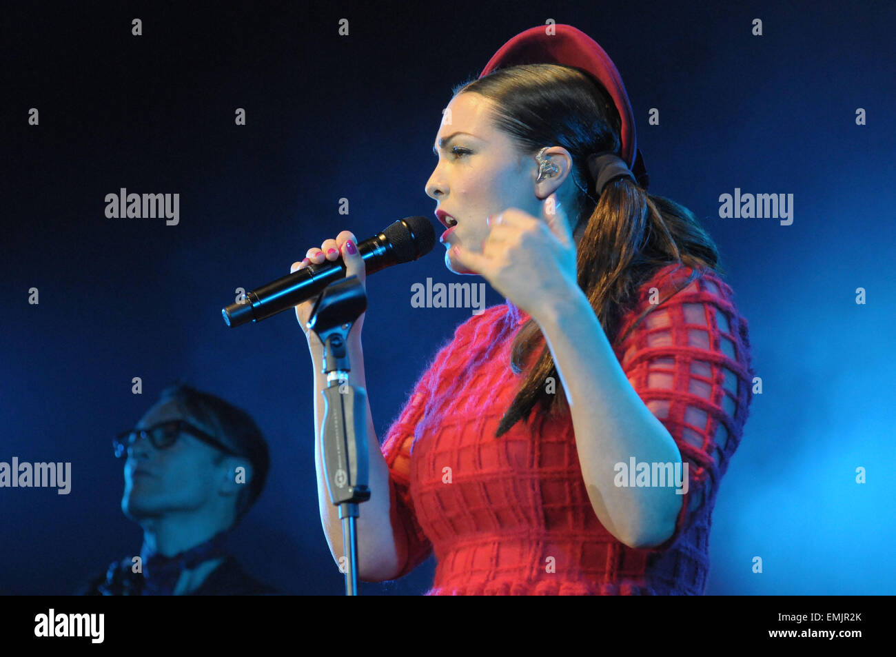 Dutch Singer Caro Emerald Performs High Resolution Stock Photography ...