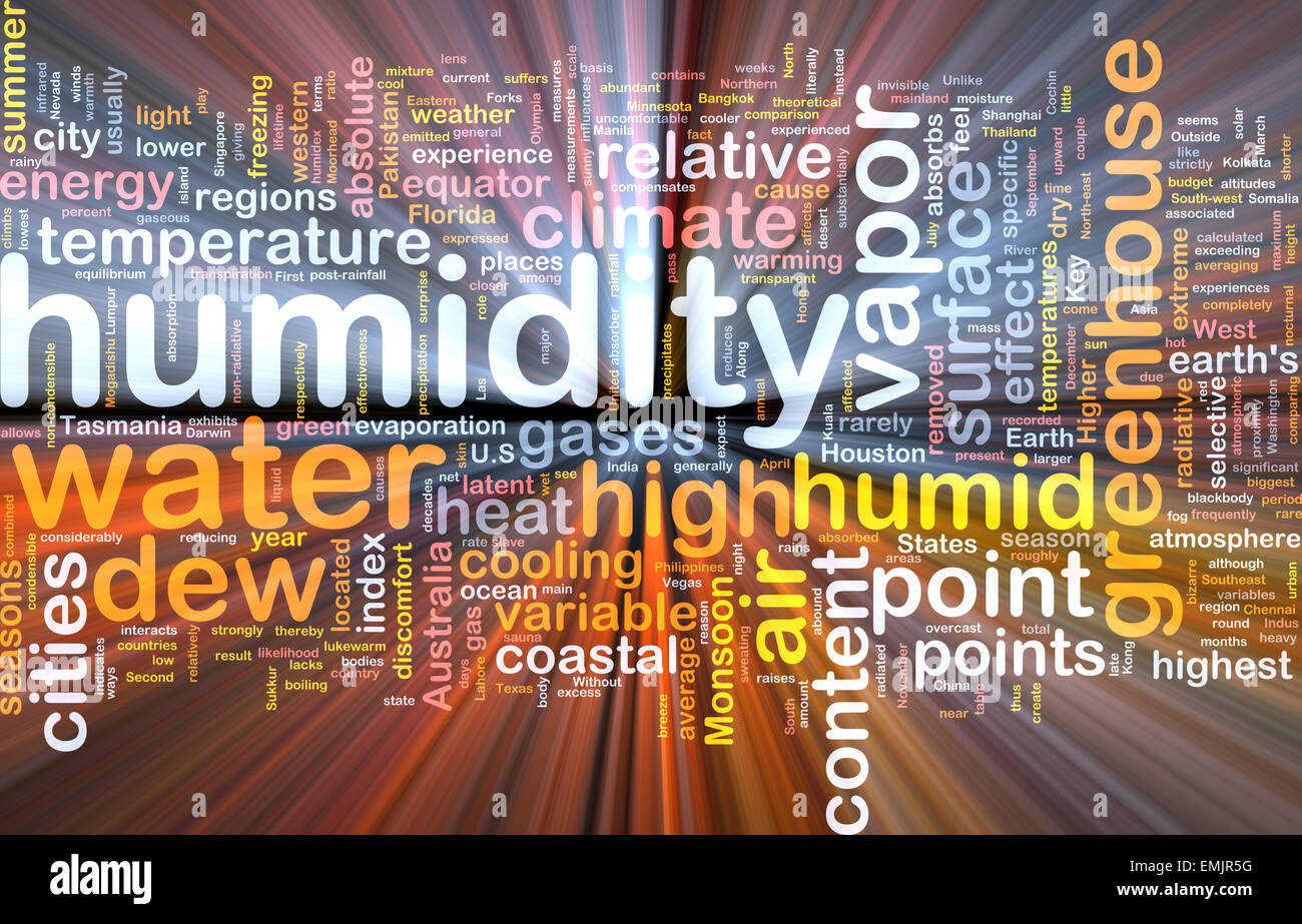 Background text pattern concept wordcloud illustration of humidity ...
