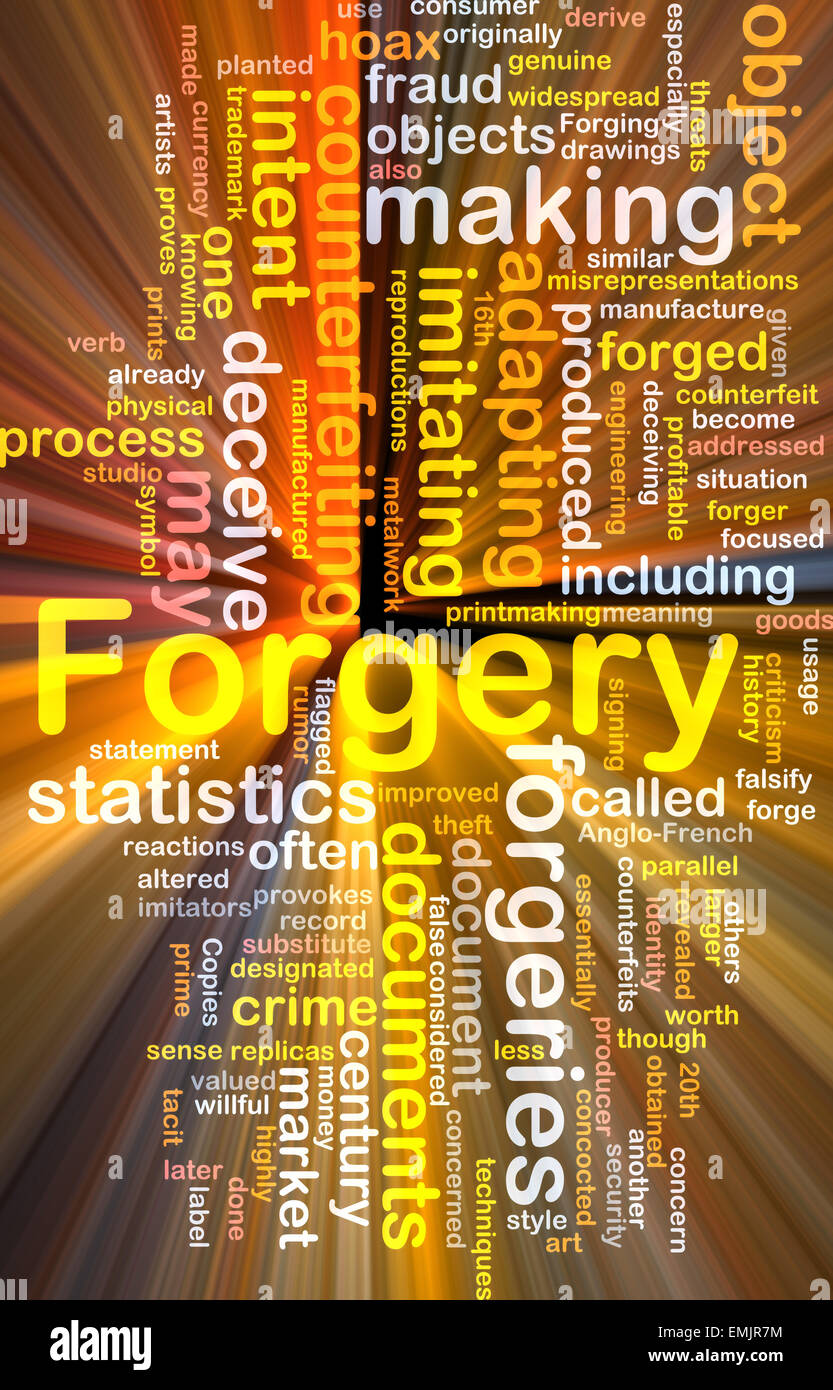 Forgery word hi-res stock photography and images - Alamy