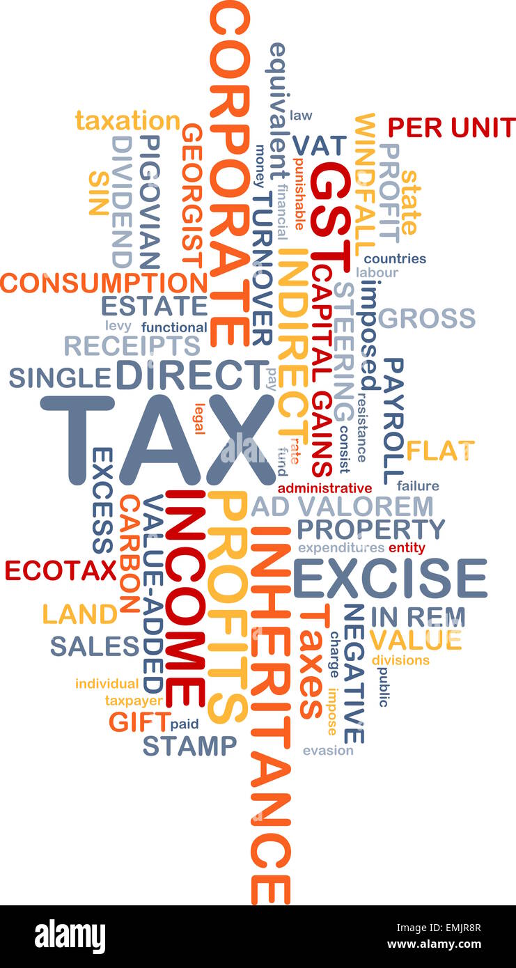 Background text pattern concept wordcloud illustration of tax Stock ...