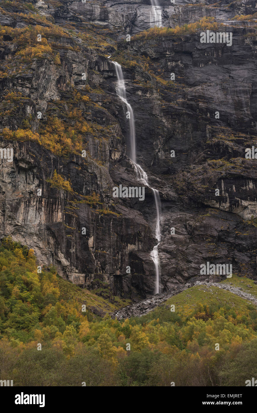 Tall waterfall flowing down hi-res stock photography and images - Alamy