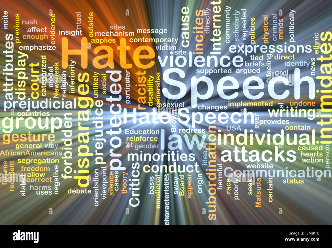 Violence concept word cloud background hi-res stock photography and ...