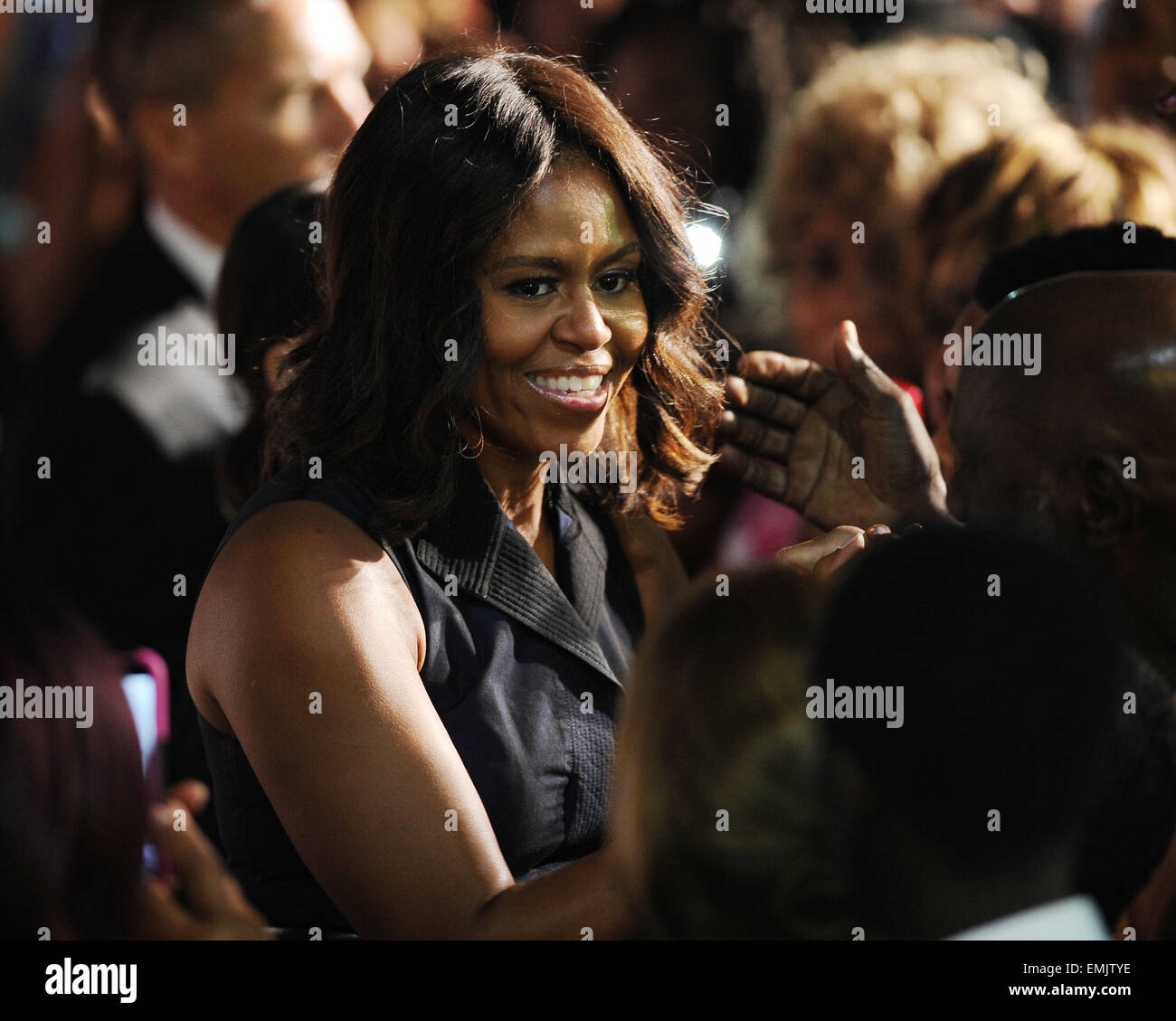 First Lady Michelle Obama and Florida Democrat gubernatorial candidate ...