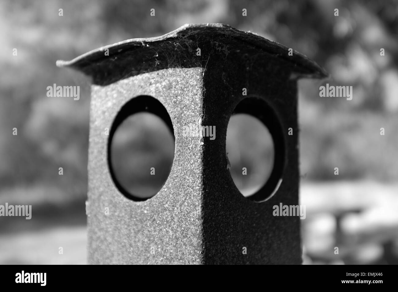 Campstove metal chimney in Oak Grove Campground in Cleveland National ...