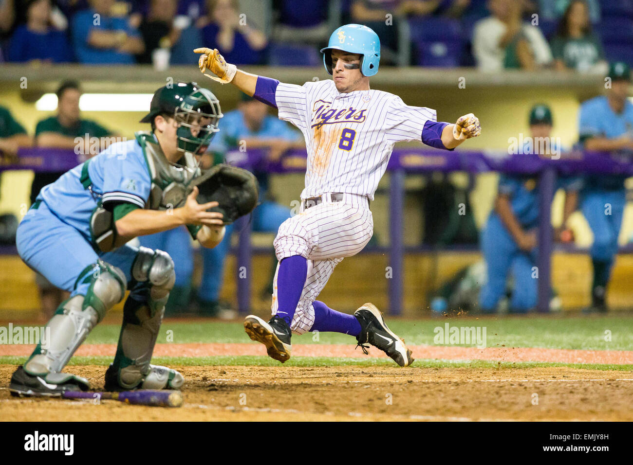 Rouge, LA, USA. 21st Apr, 2015. LSU Tigers infielder Alex Bregman (8 ...