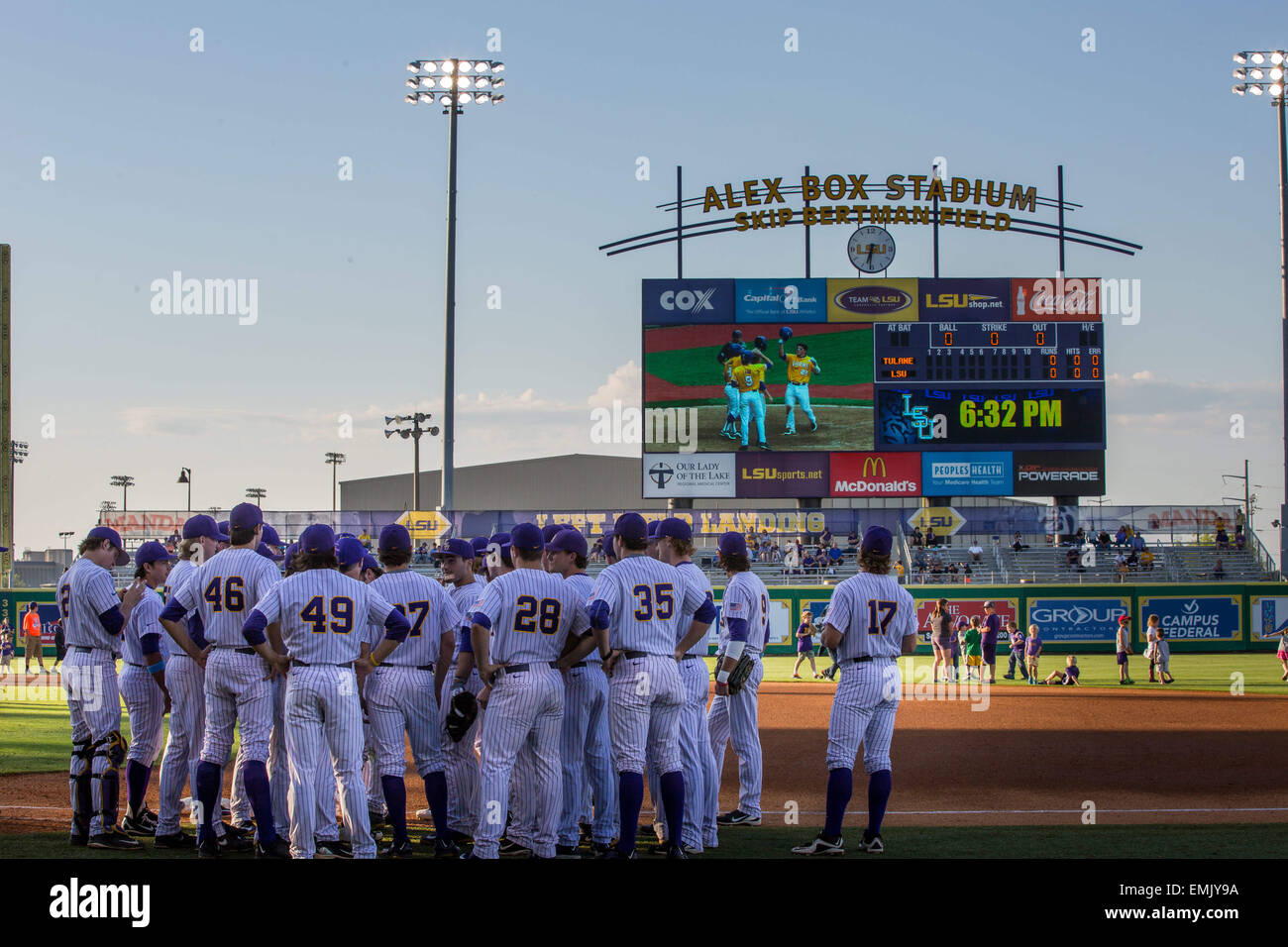 Alex Box Stadium Scoreboard