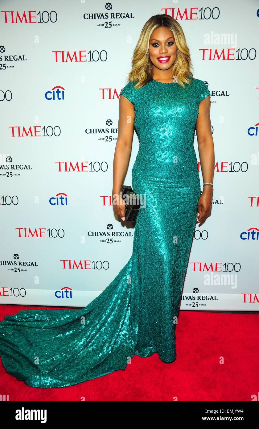 New York, NY, USA. 21st Apr, 2015. Laverne Cox at arrivals for TIME 100 ...