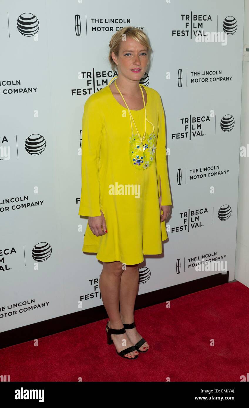 New York, NY, USA. 21st Apr, 2015. Remy Bennett at arrivals for ON THE ...