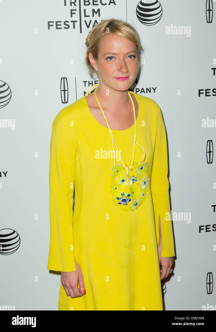 New York, NY, USA. 21st Apr, 2015. Remy Bennett at arrivals for ON THE ...