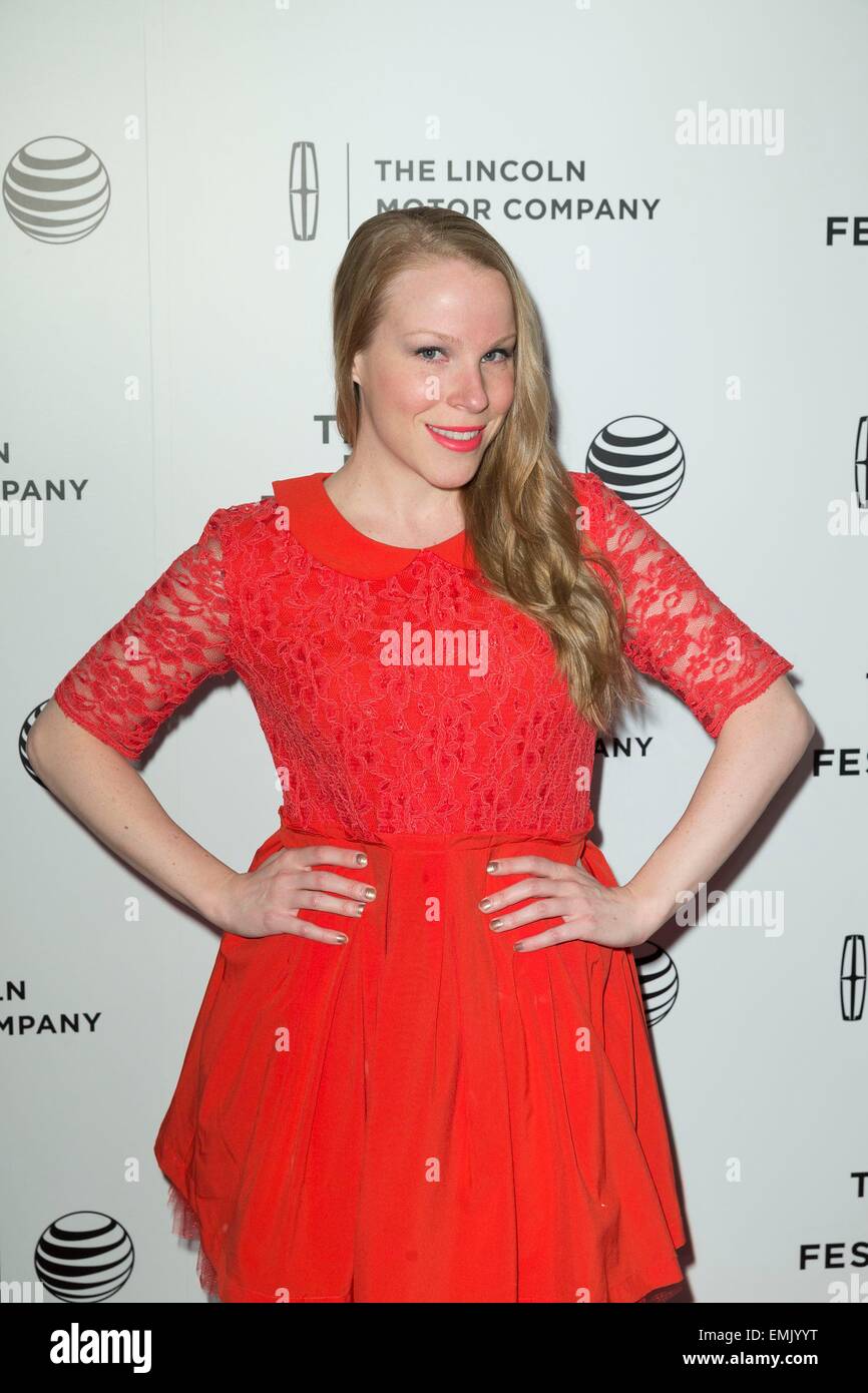 New York, NY, USA. 21st Apr, 2015. Emma Myles at arrivals for ON THE ...
