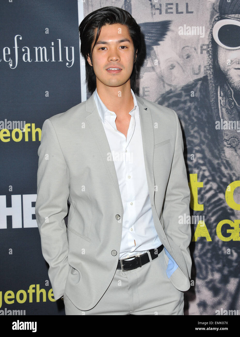 Los Angeles, California, USA. 21st Apr, 2015. Ross Butler attending the ...
