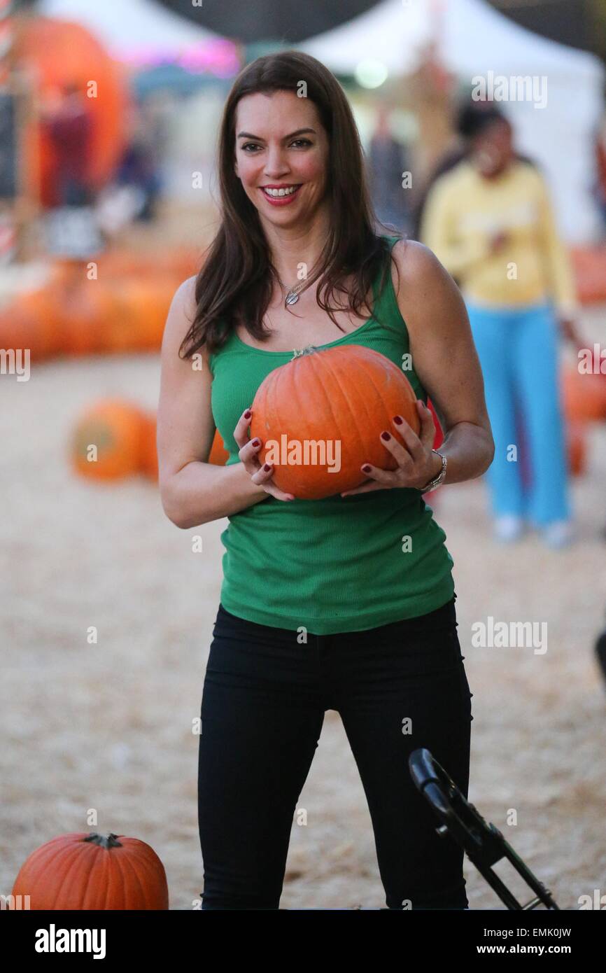 Kristen Williams arrives at Mr Bones Pumpkin Patch Featuring: Kristen ...