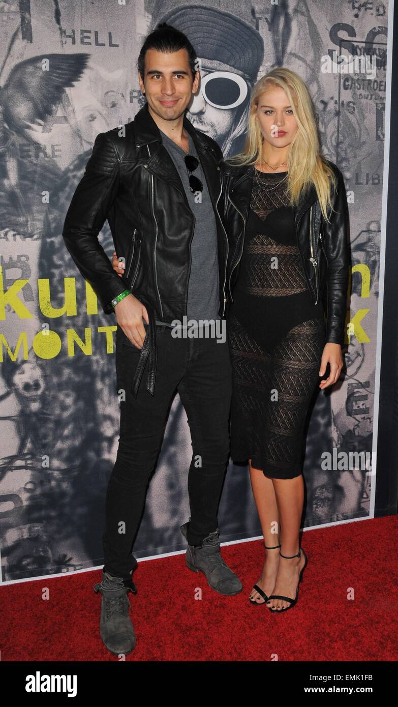 Los Angeles, CA, USA. 21st Apr, 2015. Nick Simmons, Girlfriend at ...