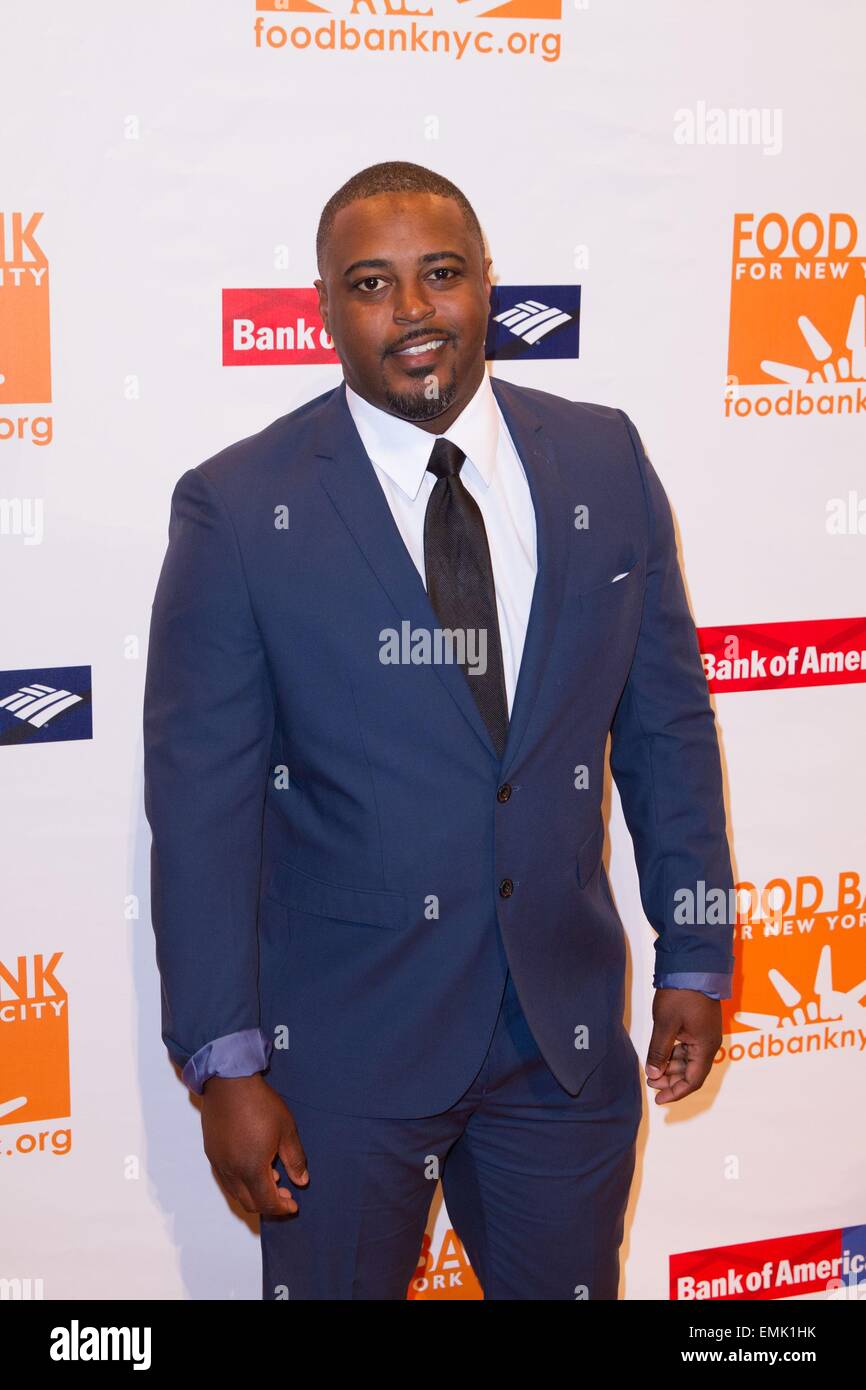 New York, NY, USA. 21st Apr, 2015. Max Hardy at arrivals for Food Bank ...