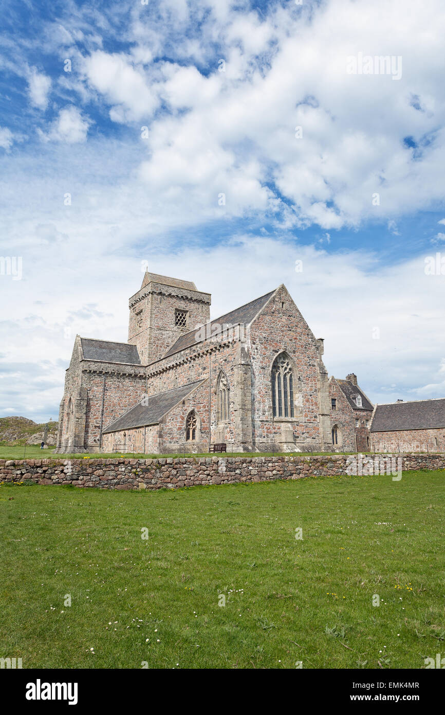 Iona abbey, Scotland Stock Photo - Alamy
