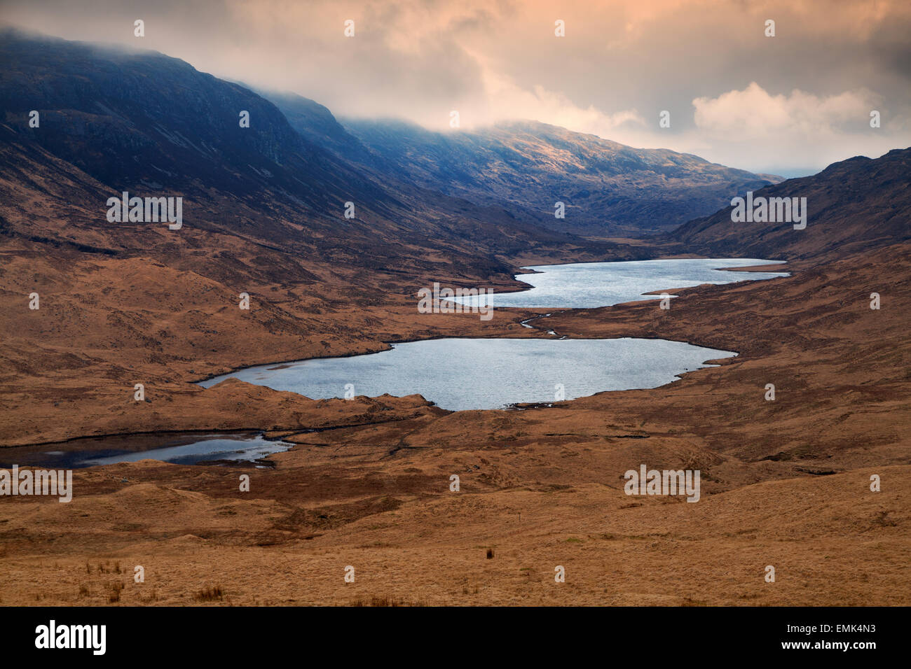 Autumn landscape on the Isle of Mull, Inner Hebrides of Scotland Stock ...