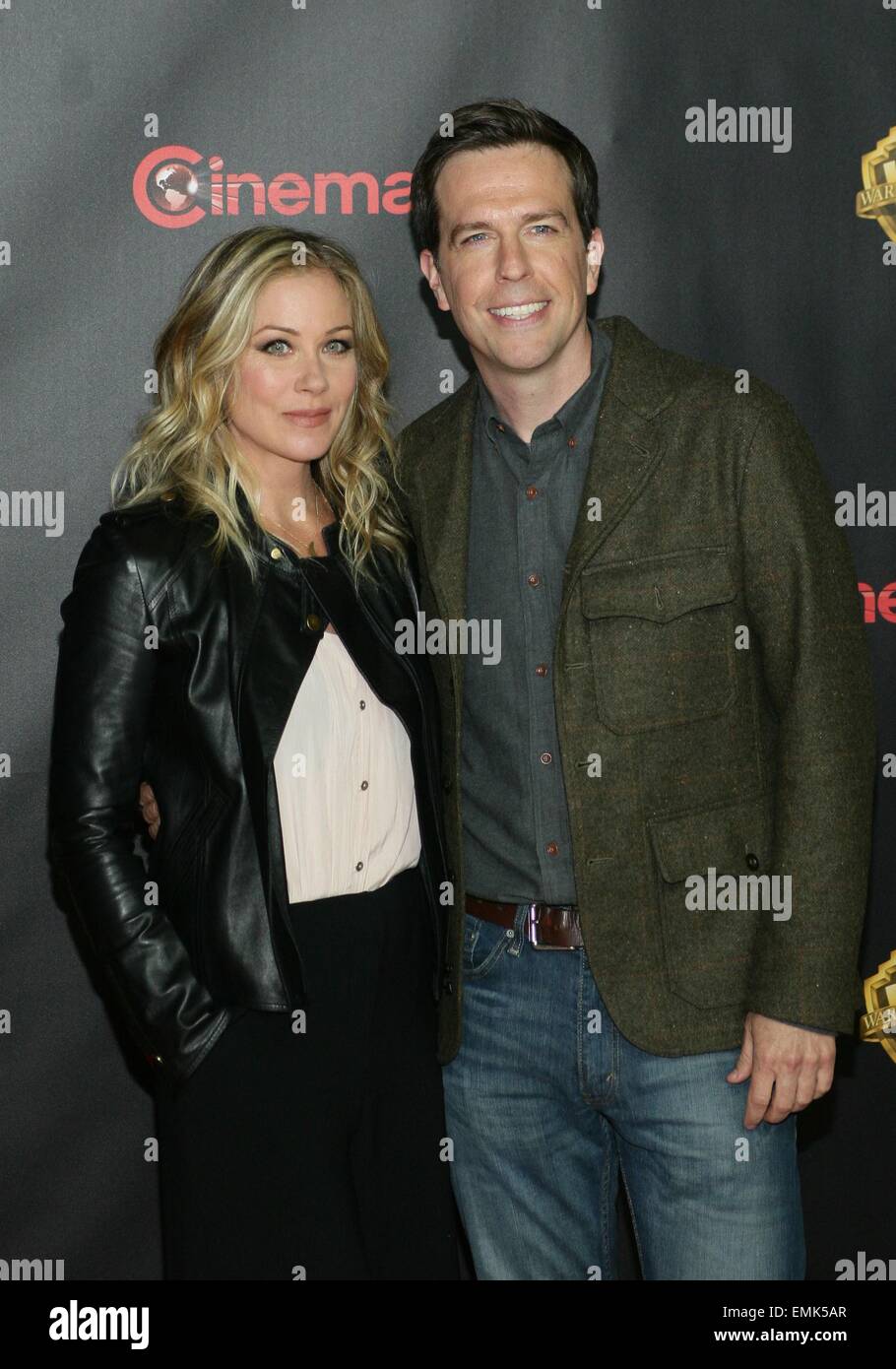 Las Vegas, NV, USA. 21st Apr, 2015. Christina Applegate, Ed Helms in ...