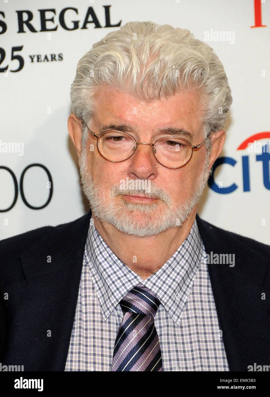 New York, NY, USA. 21st Apr, 2015. George Lucas at arrivals for TIME ...