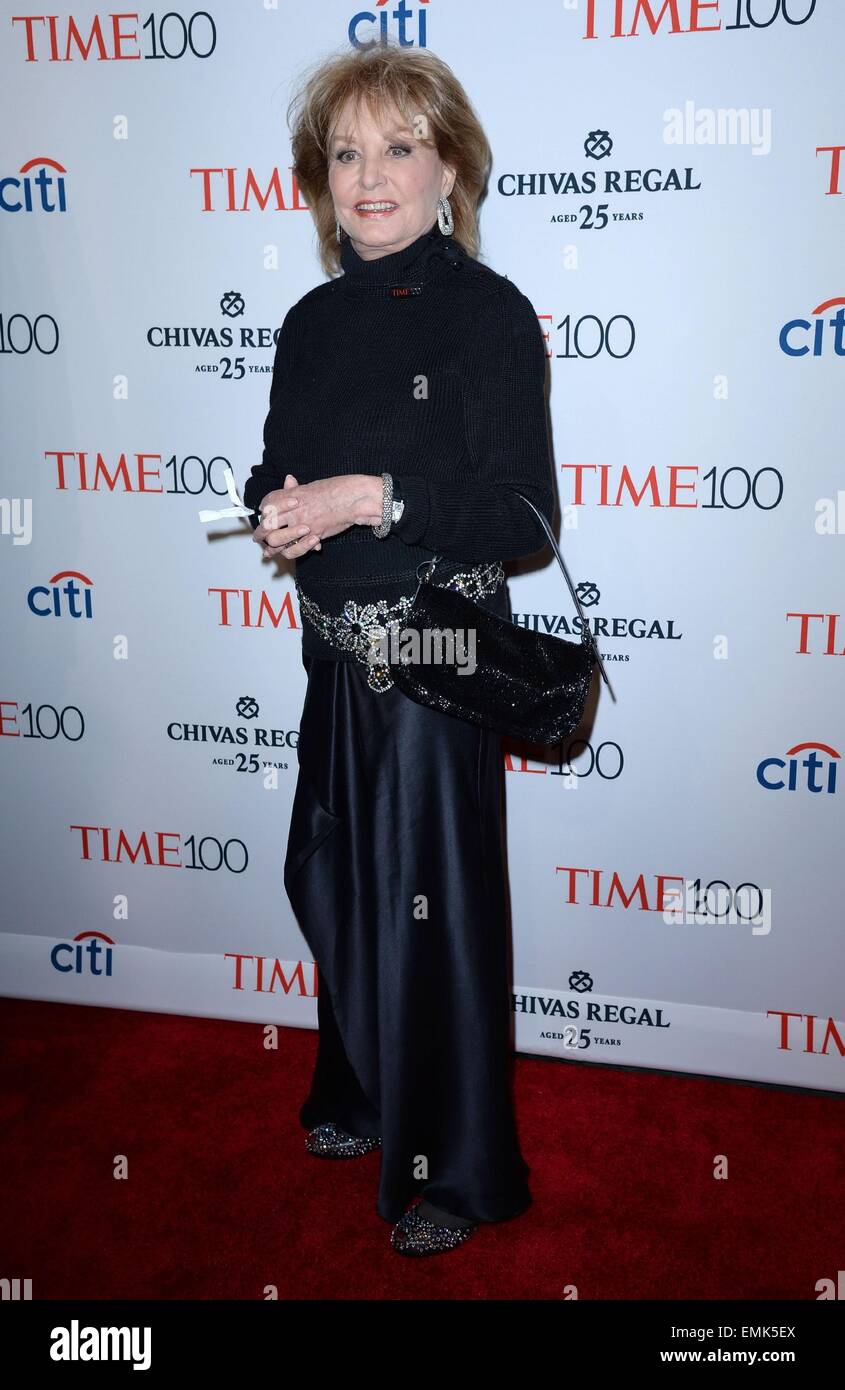 New York, NY, USA. 21st Apr, 2015. Barbara Walters at arrivals for TIME ...