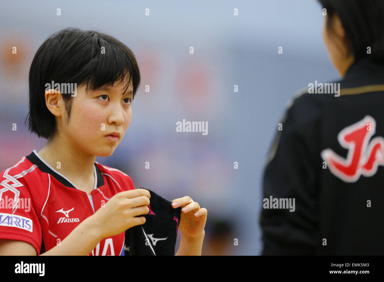 Tokyo at Ajinomoto National Training Center, Tokyo, Japan. 22nd Apr, 2015. Miu Hirano (JPN ...