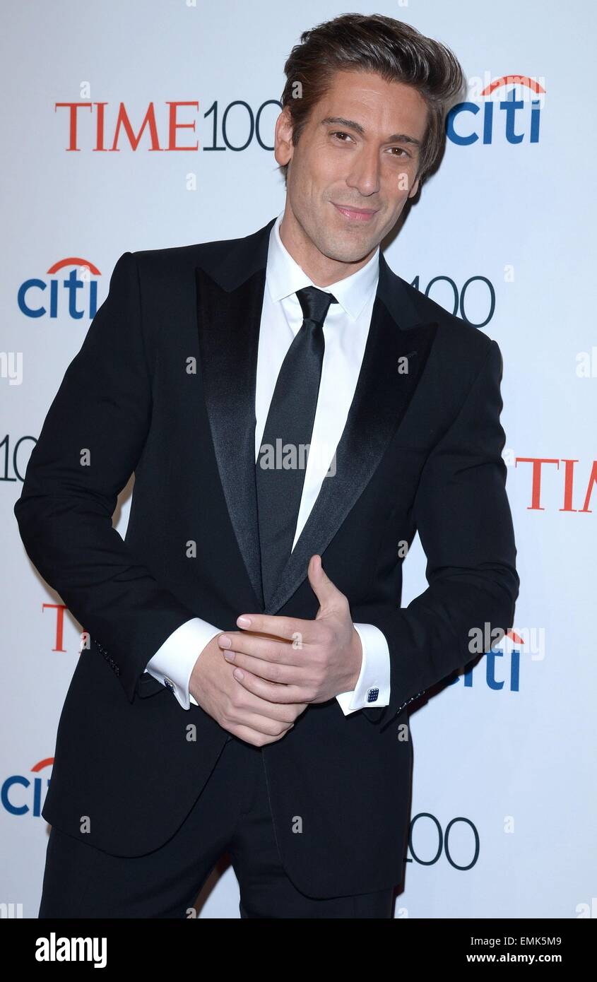 New York, NY, USA. 21st Apr, 2015. David Muir at arrivals for TIME 100 ...