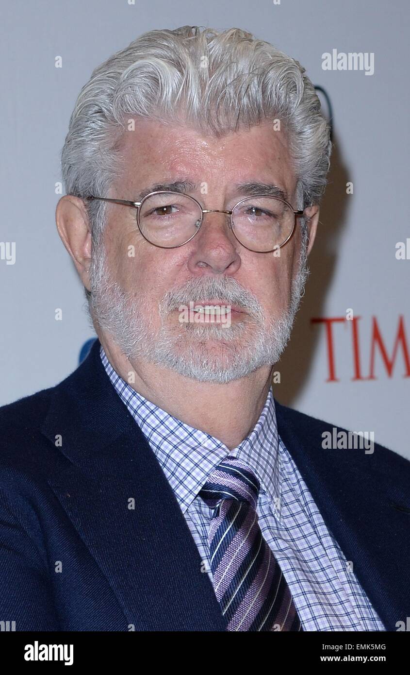 New York, NY, USA. 21st Apr, 2015. George Lucas at arrivals for TIME ...