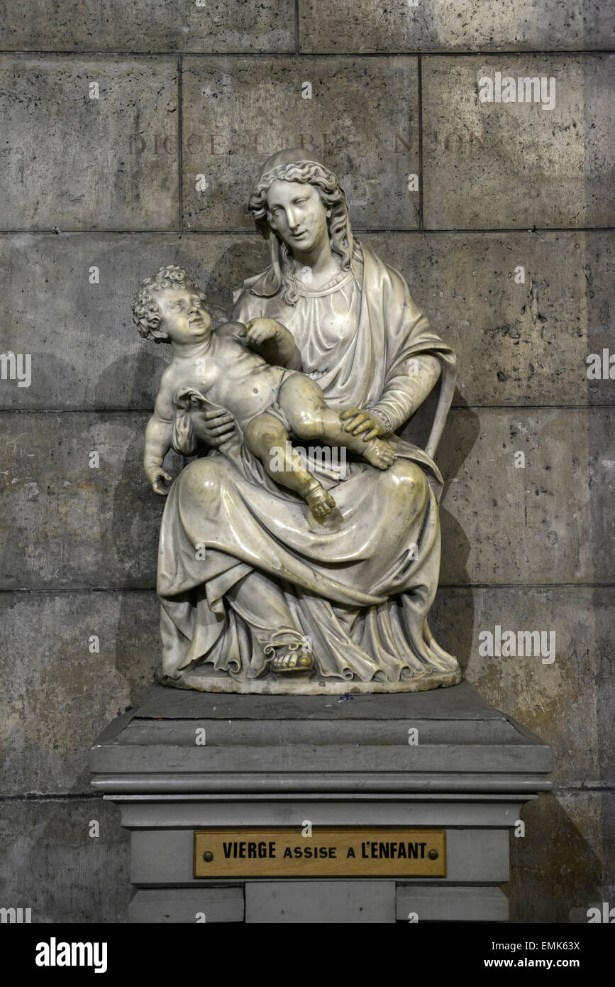 Statue christ sacre coeur montmartre hi-res stock photography and ...